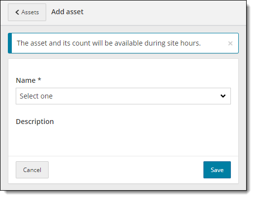 Assign video camera assets in Site Manager
