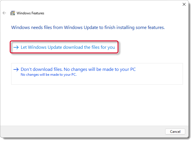 Install VTS server scenario