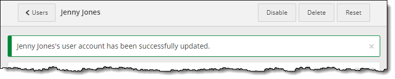 Update your user account