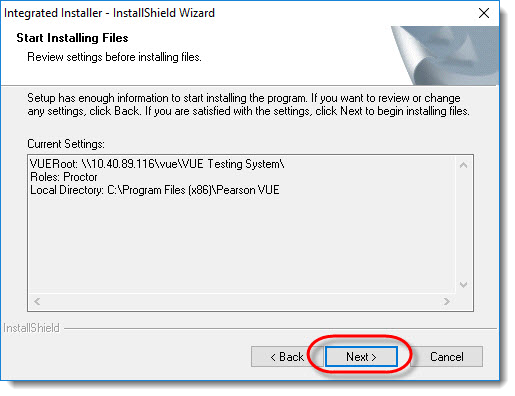 Install the proctor workstation software