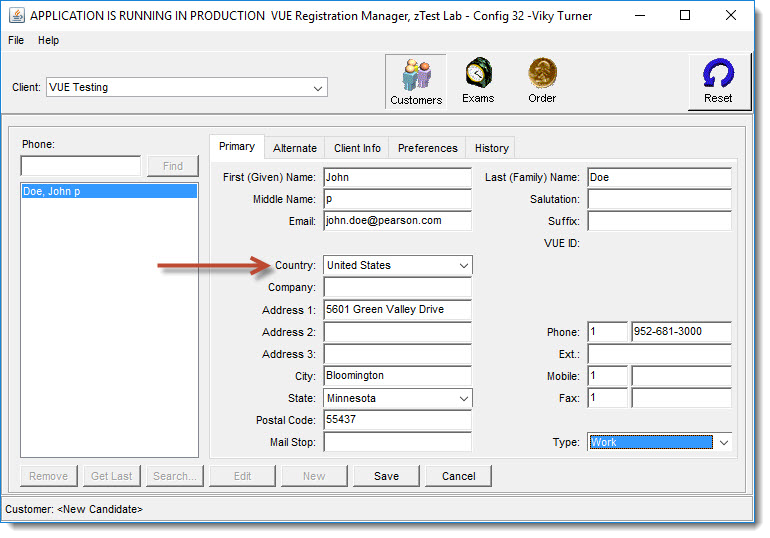 Create a candidate account