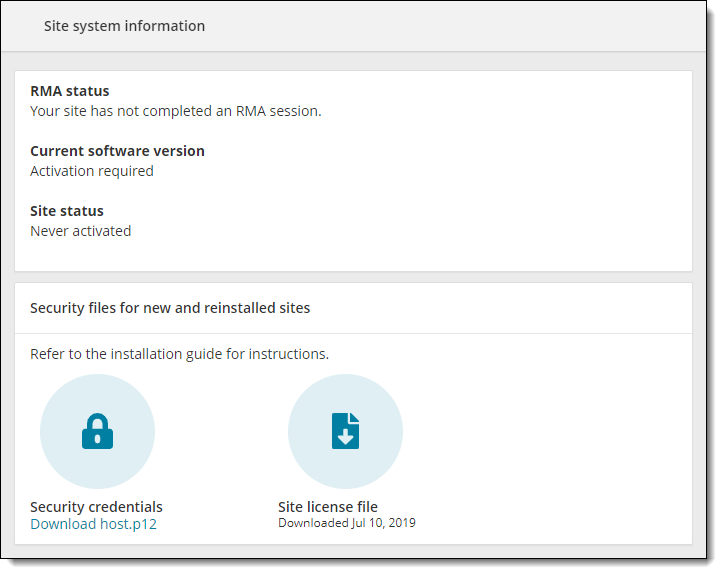 Install security credentials - workgroup