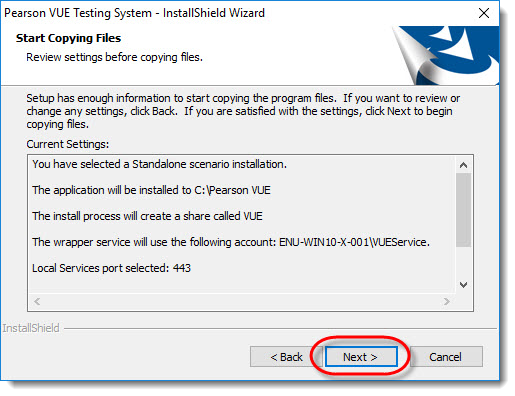 Install VTS on the stand-alone server
