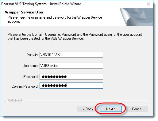 Install VTS on workgroup server