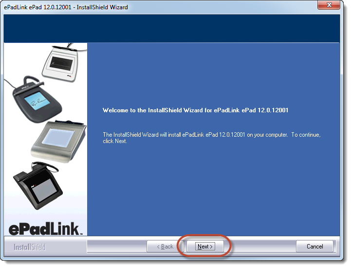 Install the signature device hardware and software